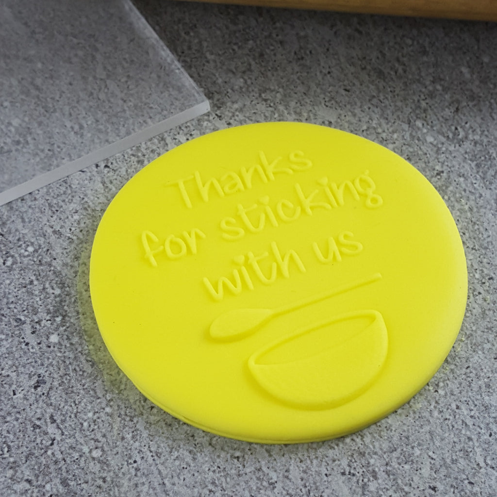 Thanks for sticking with us Debosser | Custom Cookie Cutters