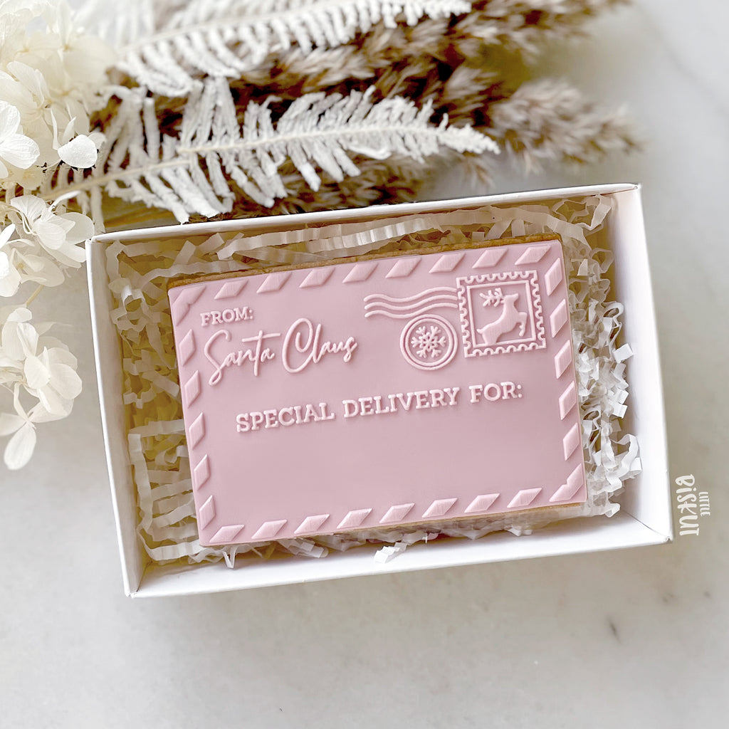 Santa Envelope Cutter & Debosser Set (Little Biskut) | Custom Cookie ...