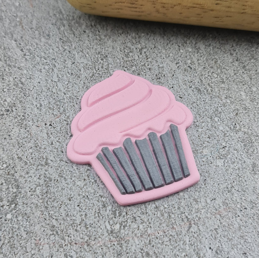Mini Cupcake Cutter and Debosser Set | Custom Cookie Cutters