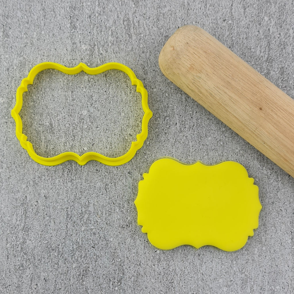 Fancy Plaque Cutter | Custom Cookie Cutters