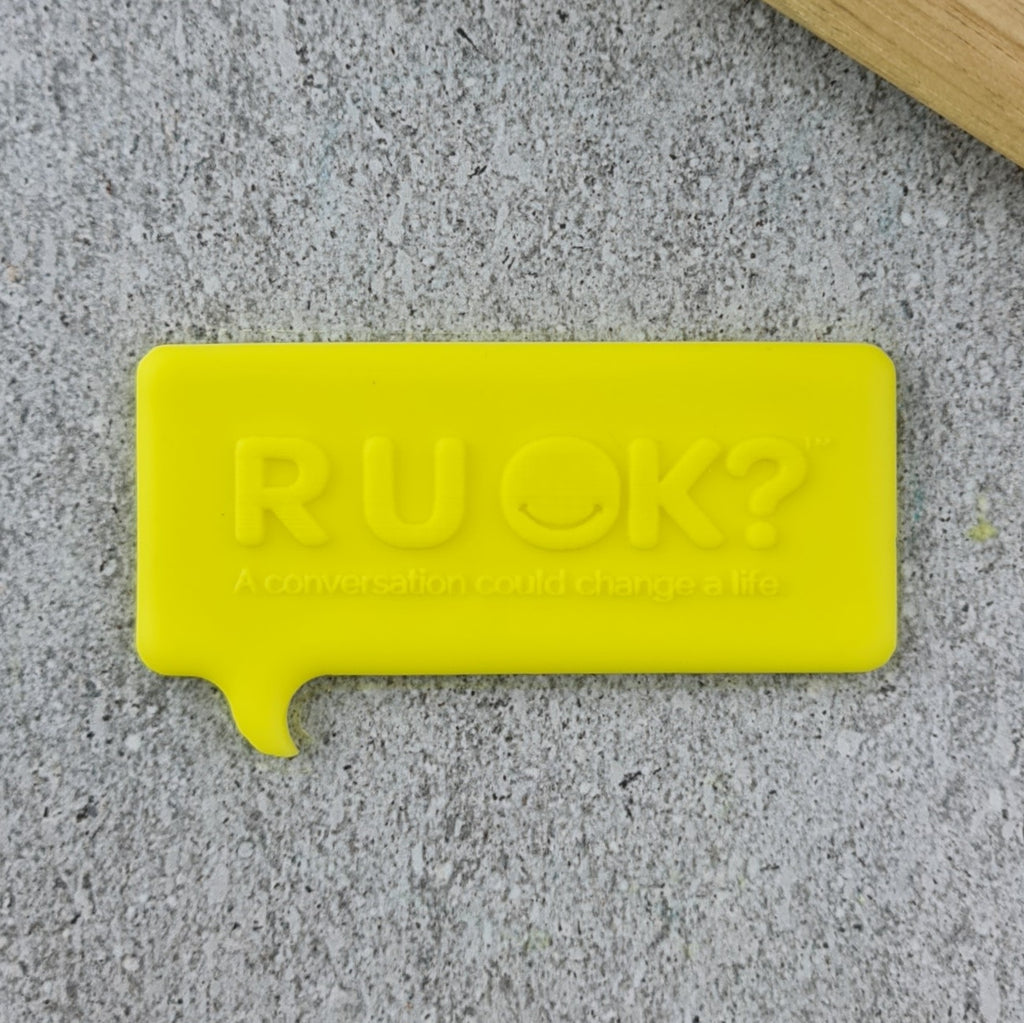 R U OK? Speech Bubble Raised Set Small (Charity Approved) | Custom ...