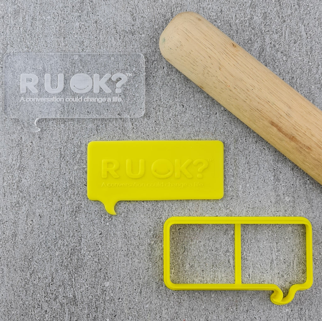 R U OK? Speech Bubble Raised Set Large (Charity Approved) | Custom ...
