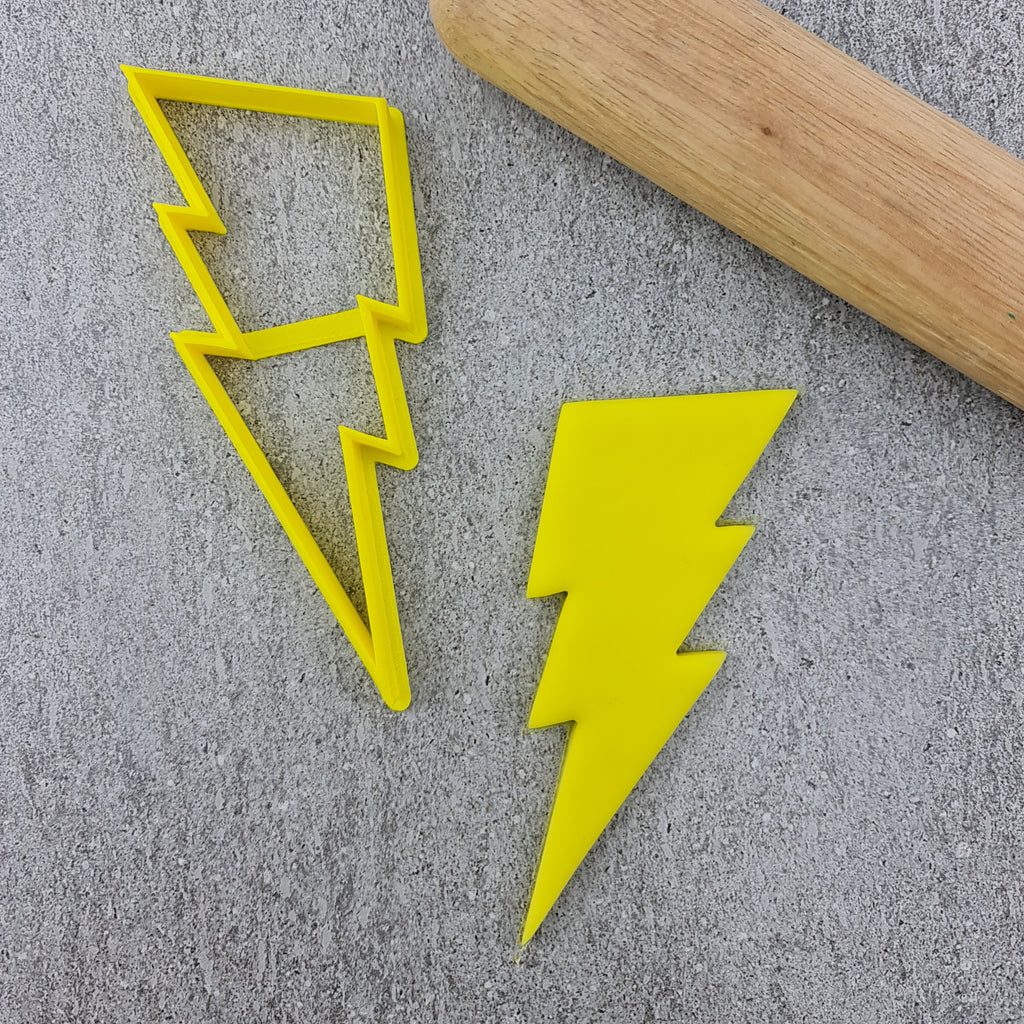 Lightning Bolt Cutter | Custom Cookie Cutters