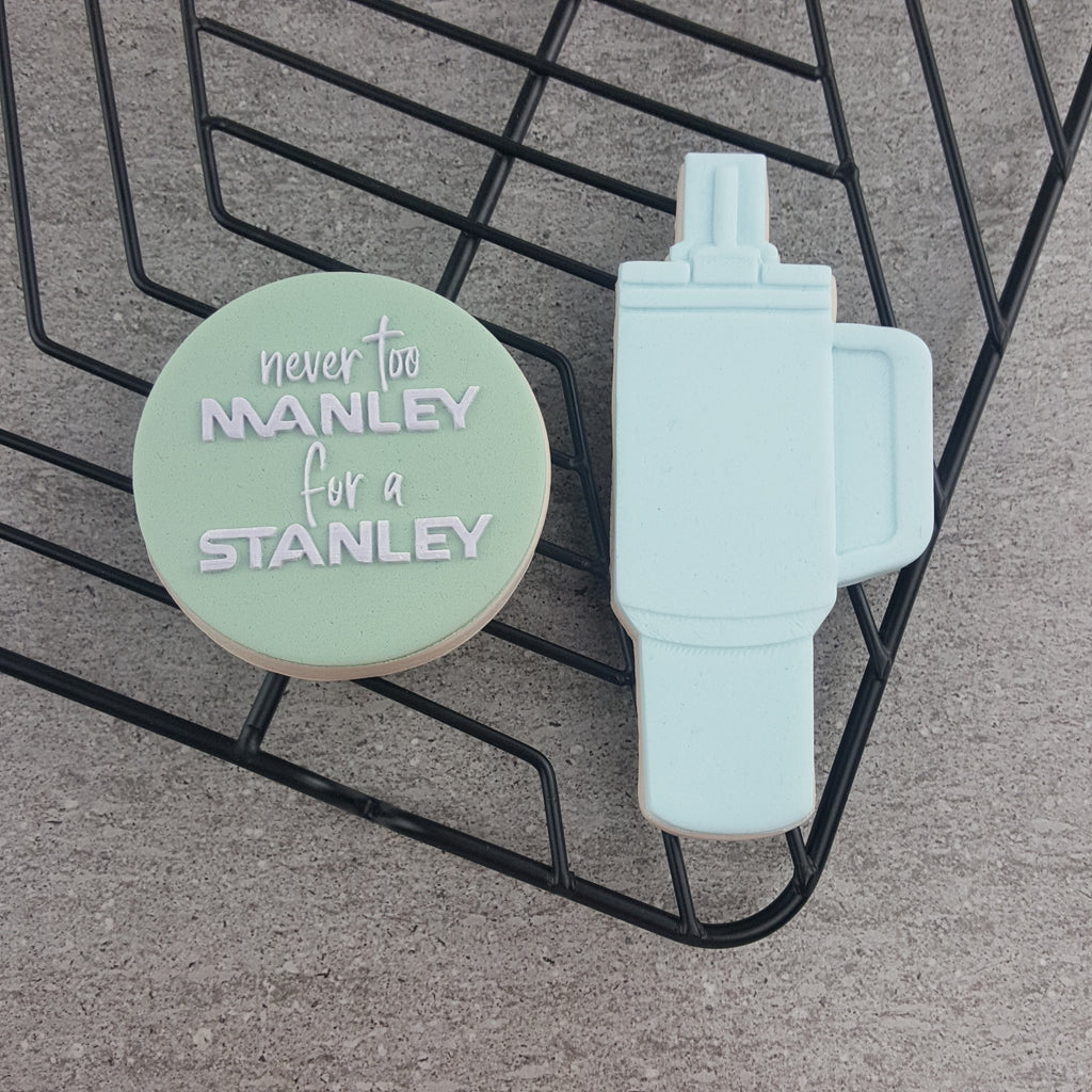 Drink Cup Cutter and Embosser Set | Custom Cookie Cutters