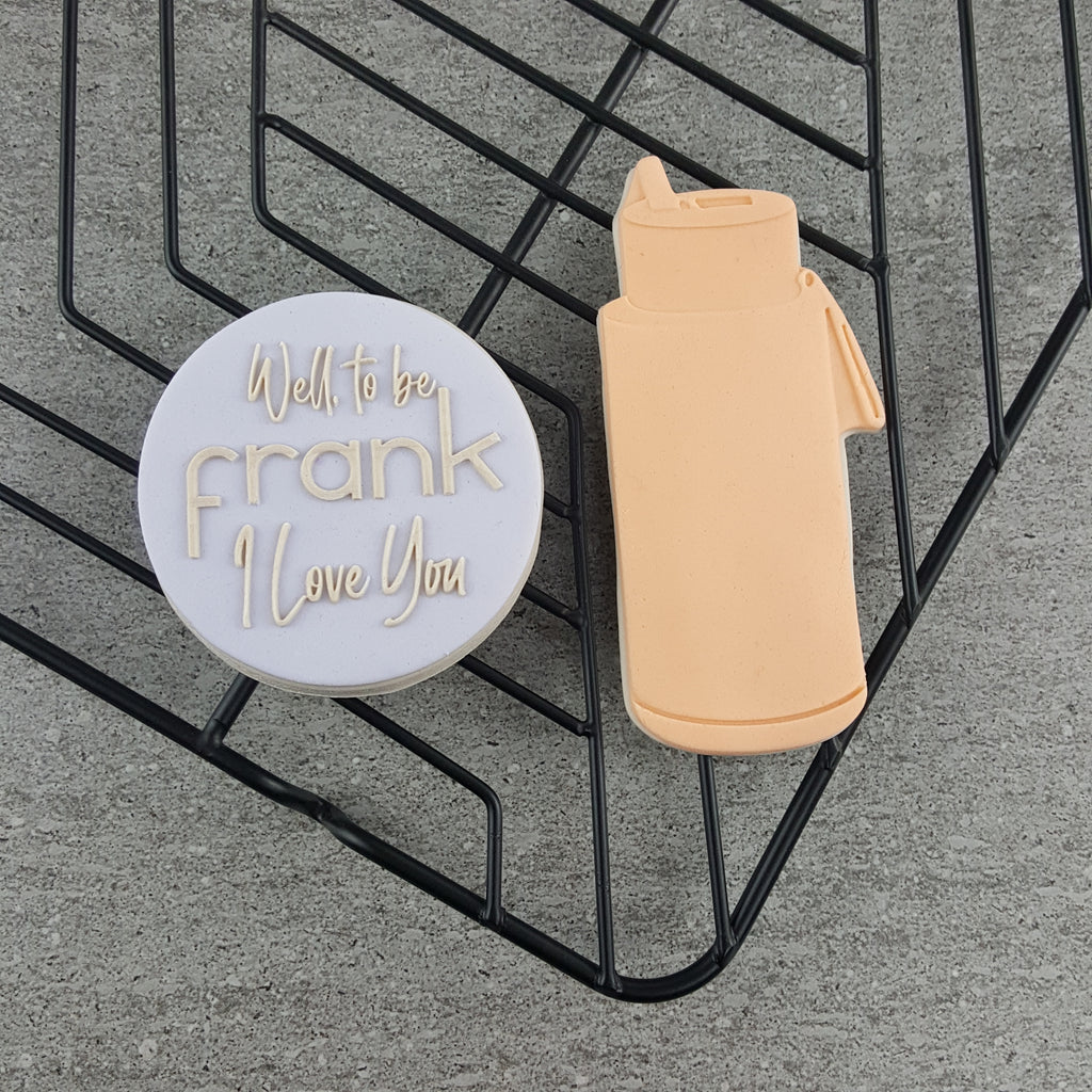 Drink Bottle Cutter and Embosser Set | Custom Cookie Cutters