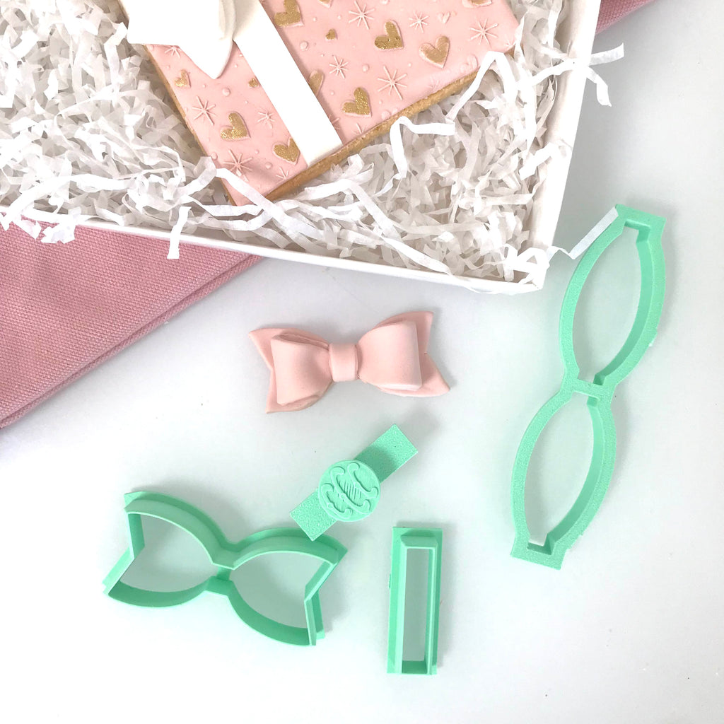 Small Bow Cutter Set (SweetP Cutters) | Custom Cookie Cutters