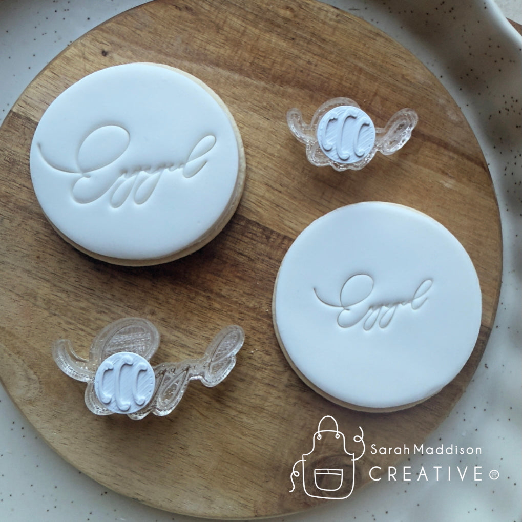 Engaged Impression Stamp (Sarah Maddison Creative) | Custom Cookie Cutters