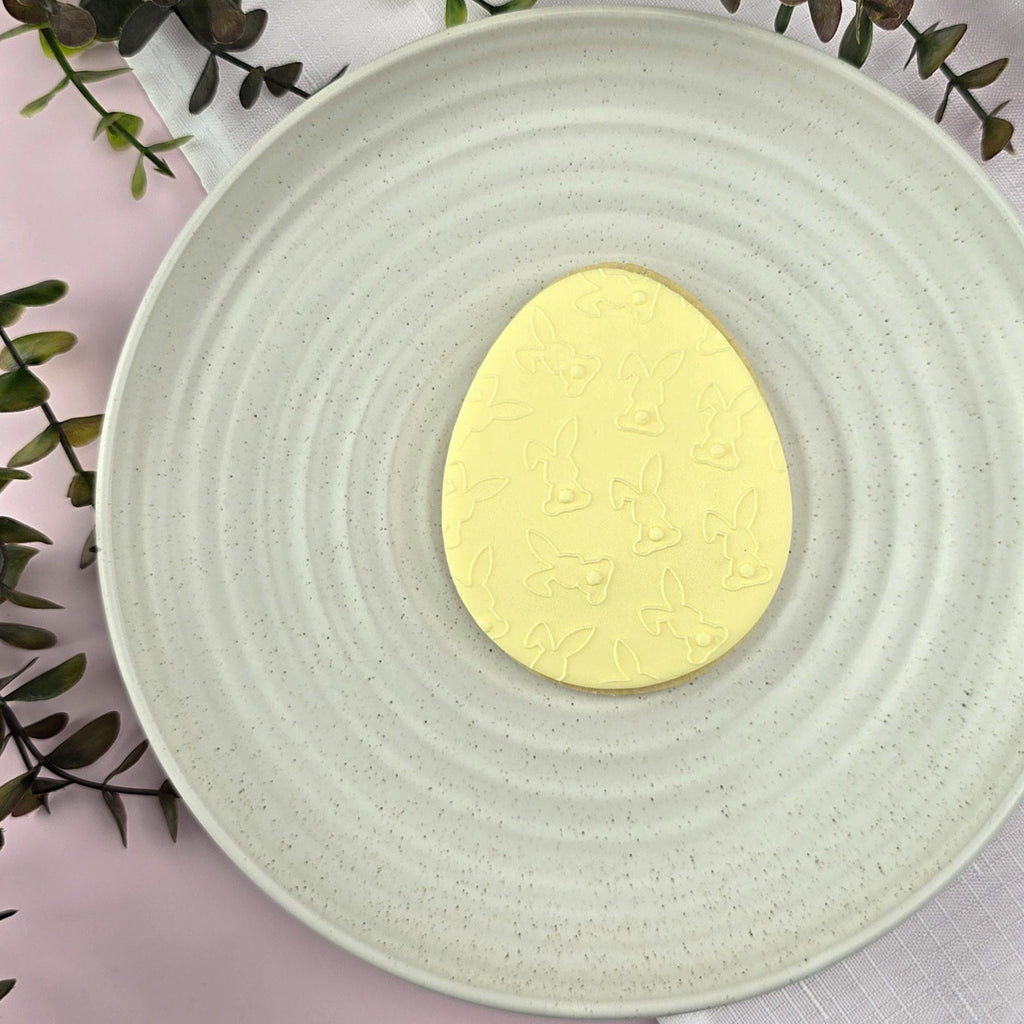 Bunny Tails Pattern Plate | Custom Cookie Cutters