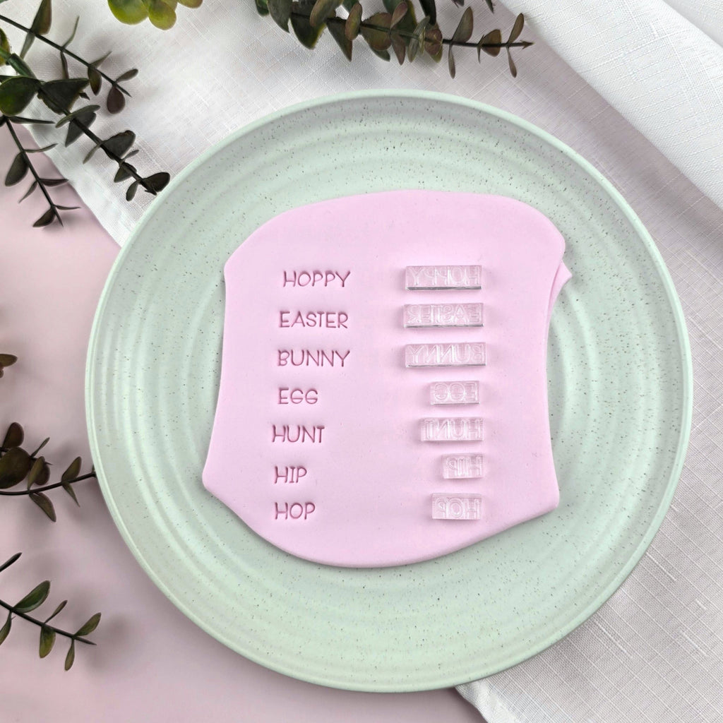 Easter Mixed Message Embosser Set | Custom Cookie Cutters