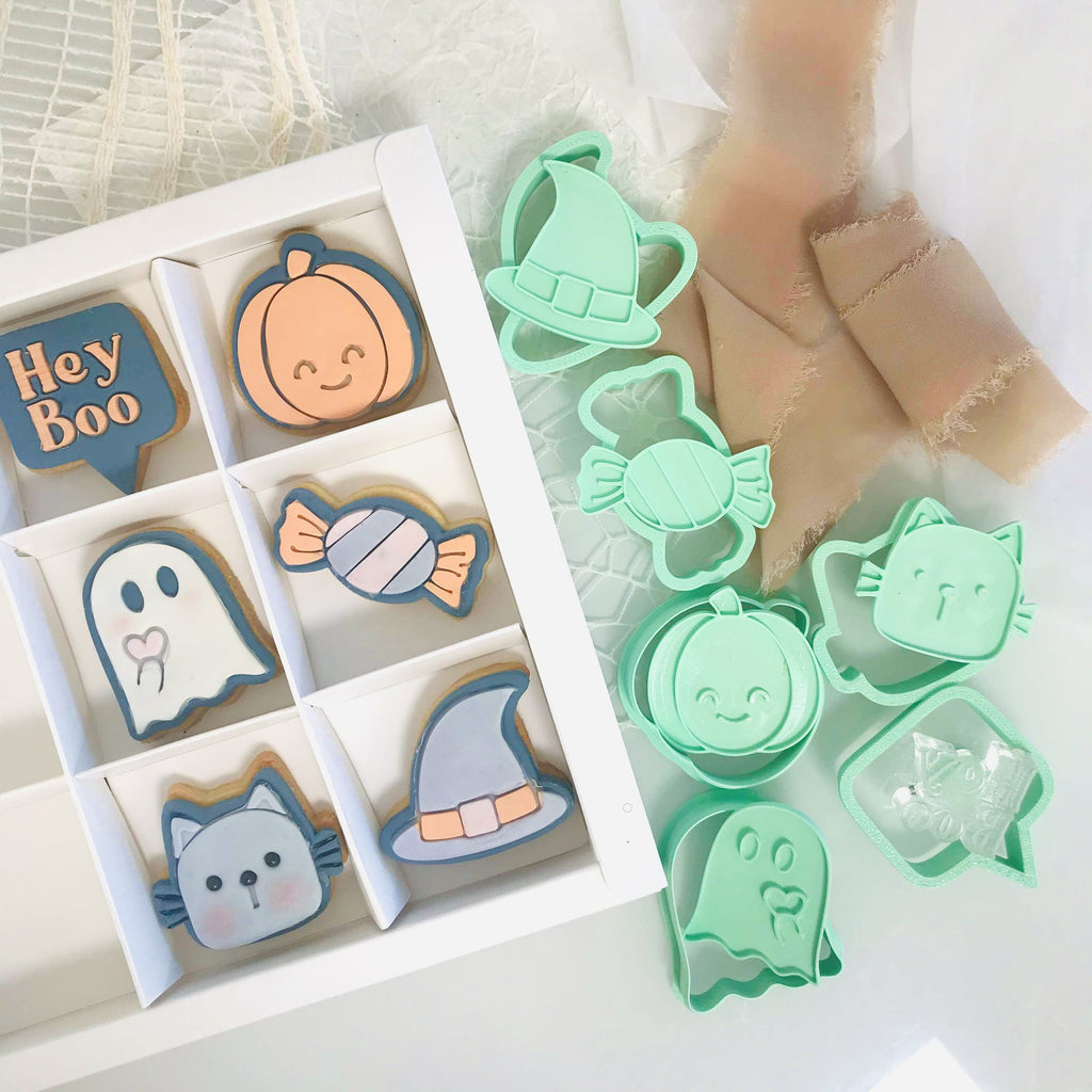 Hey Boo - Halloween Bento Minis Cutter Full Set (SweetP) | Custom ...