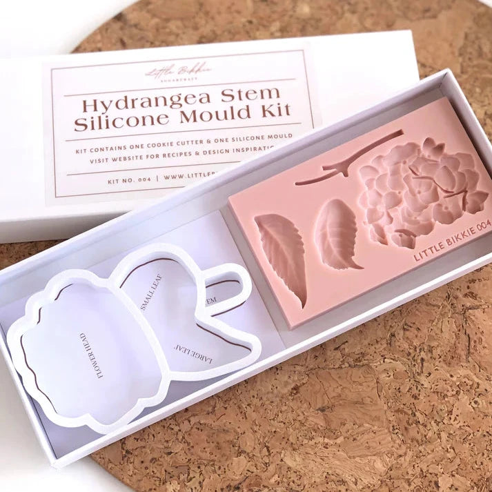 Hydrangea Stem Silicone Mould Kit (Little Bikkie) | Custom Cookie Cutters