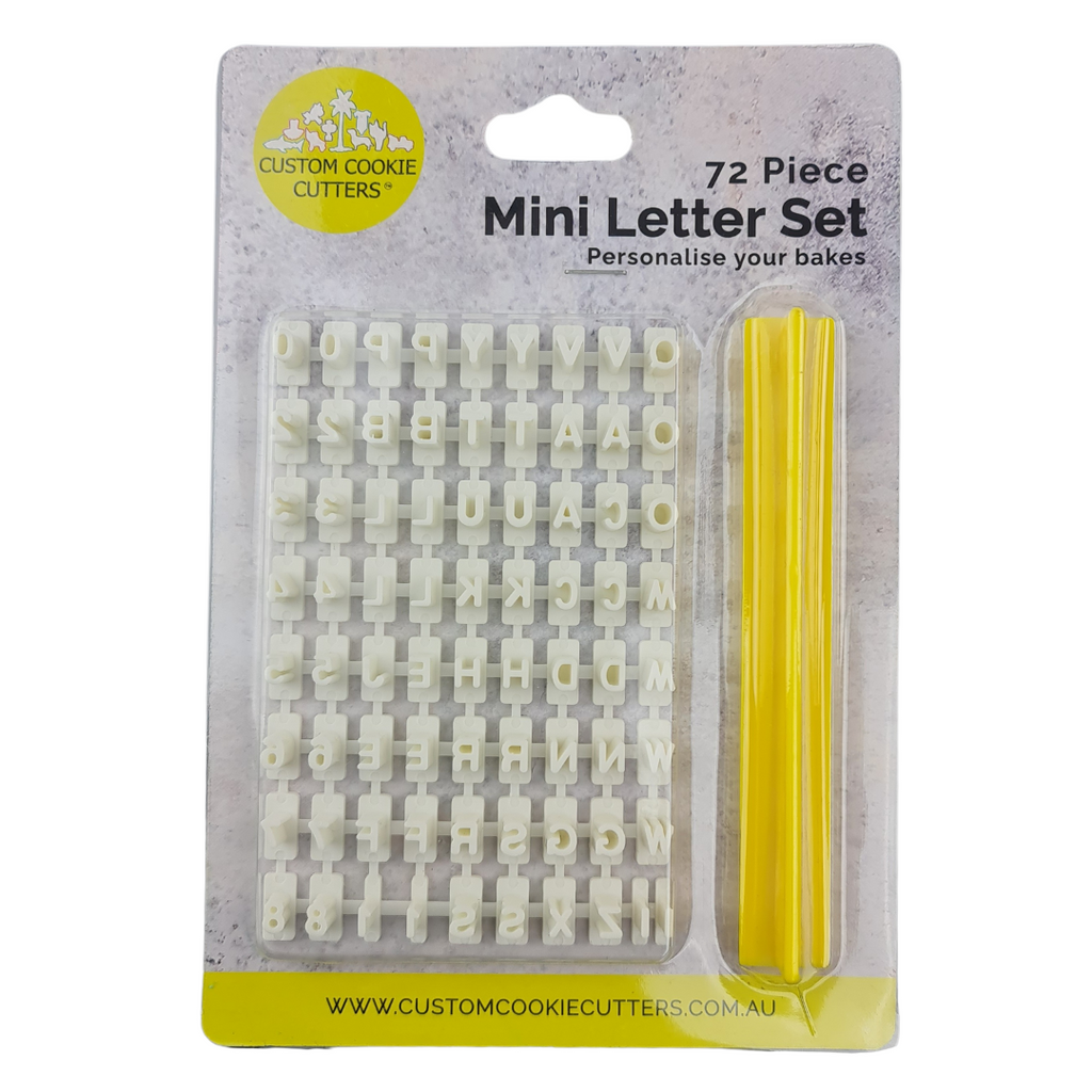 Mini Letter Set | Custom Cookie Cutters