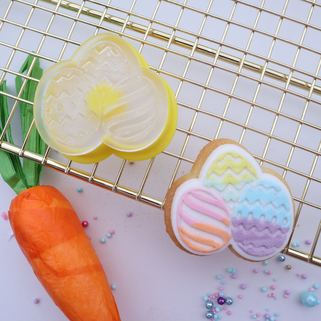 Mini Easter Eggs Cutter & Debosser Set | Custom Cookie Cutters