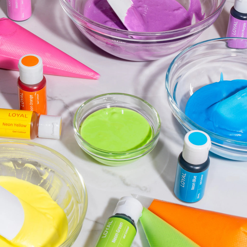 Neon Gel Colour Pack (Loyal) | Custom Cookie Cutters