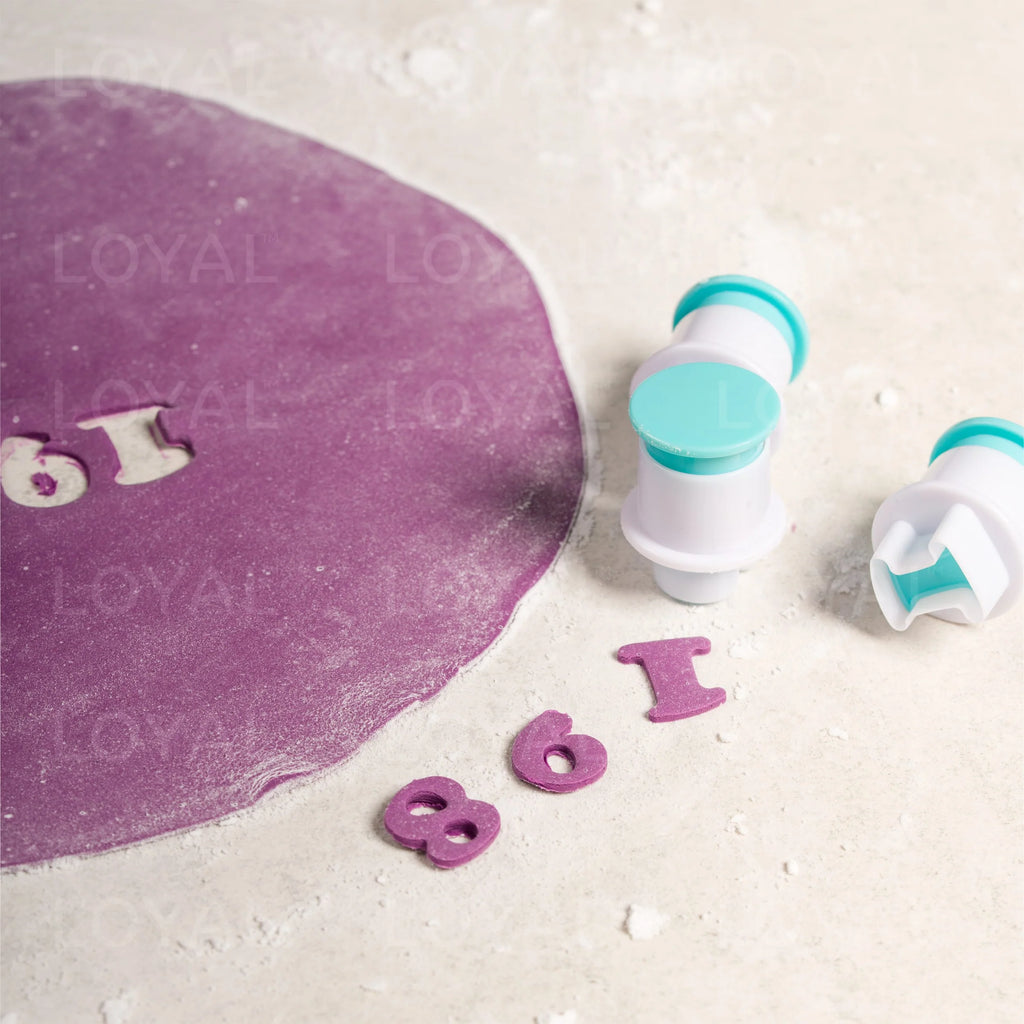 Mini Number Plunger Cutter 10pc (Loyal) | Custom Cookie Cutters