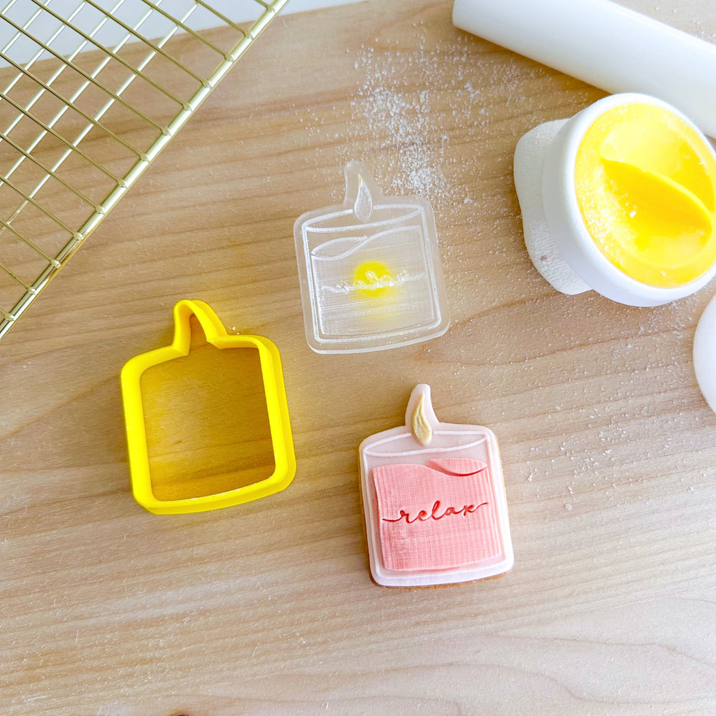 Mini Candle Cutter and Debosser Set | Custom Cookie Cutters