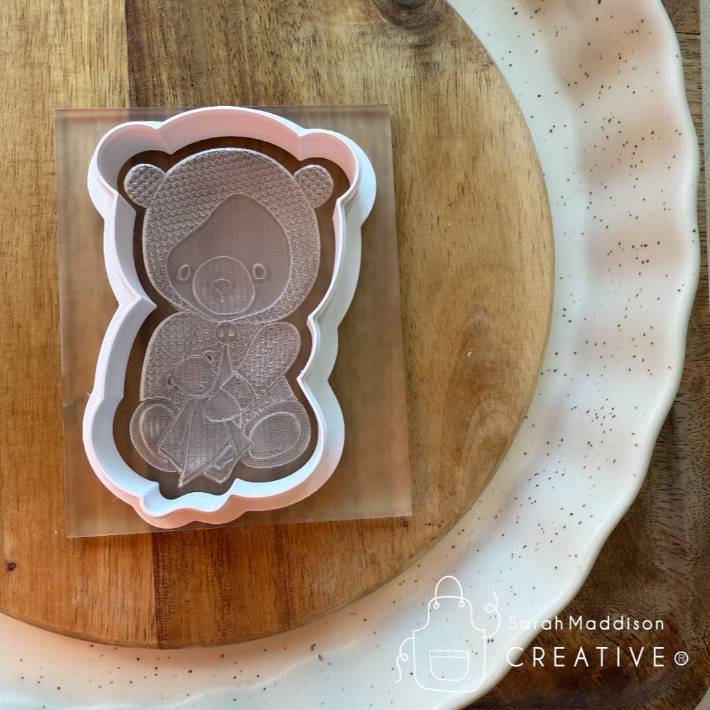 Teddy Bear Cutter and Debosser (Sarah Maddison Creative) | Custom ...
