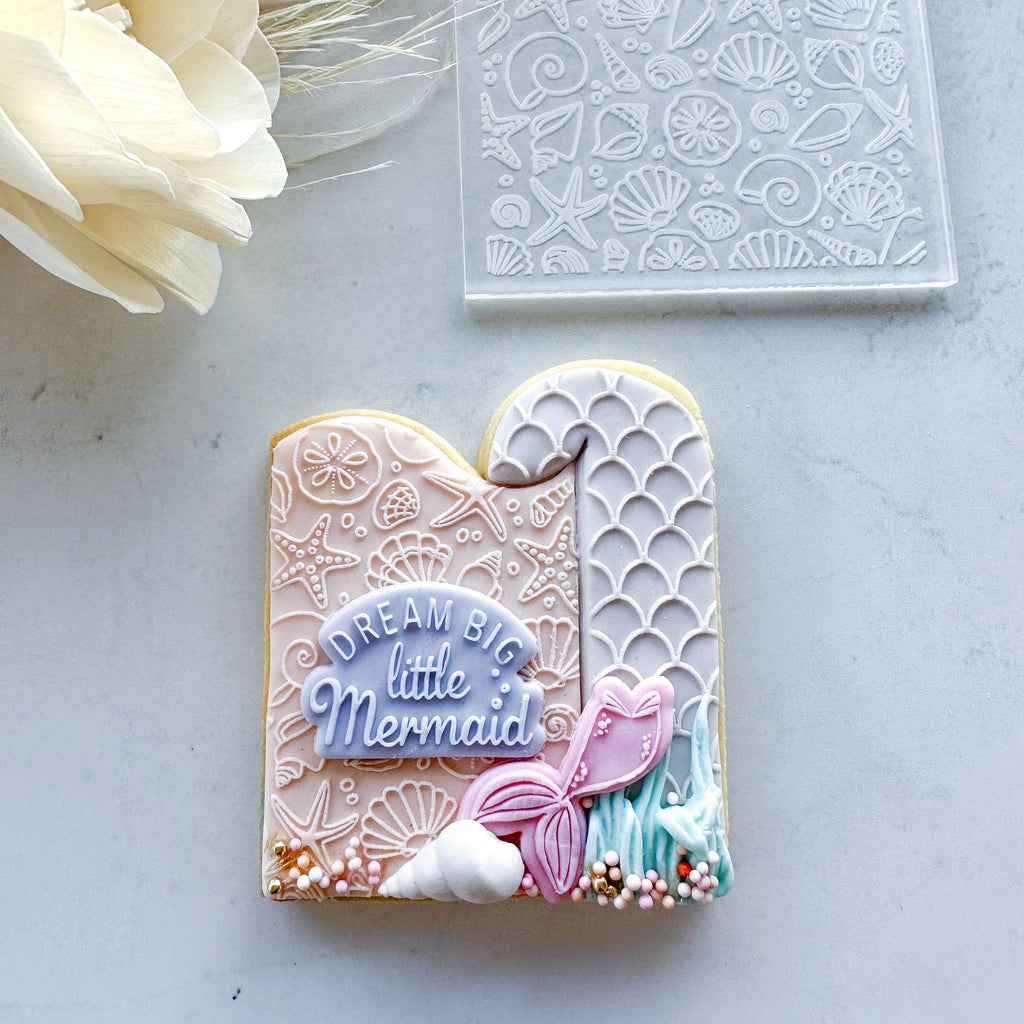The Seashore Pattern Debosser (Cake Sera Sera) | Custom Cookie Cutters