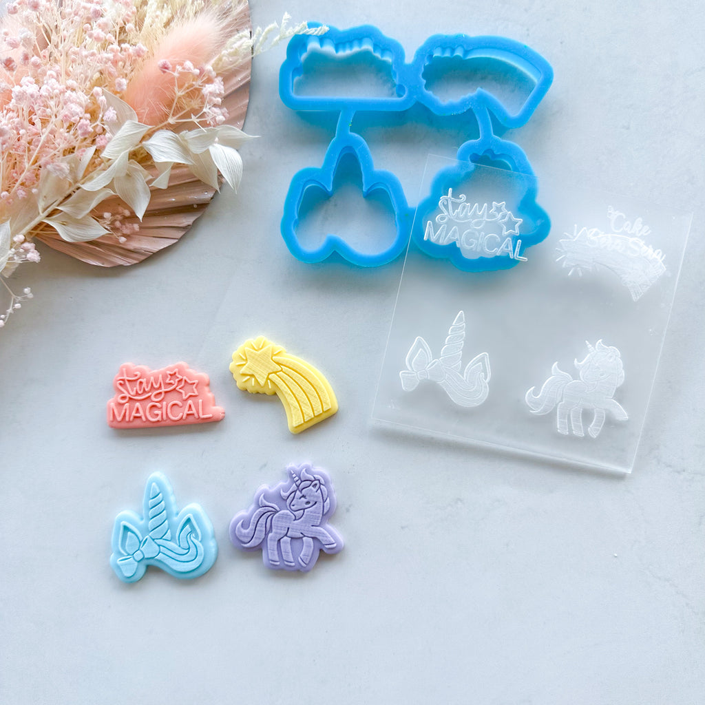 Stay Magical Mini Toppers (Cake Sera Sera) | Custom Cookie Cutters