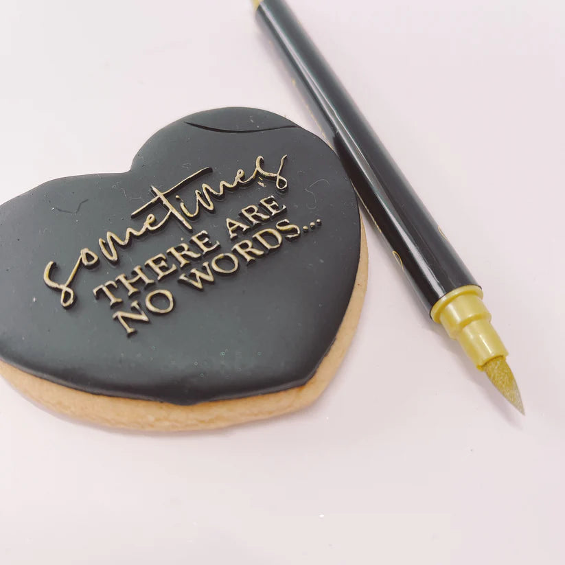 More Metallic Edible Marker - Gold (Moreish) | Custom Cookie Cutters