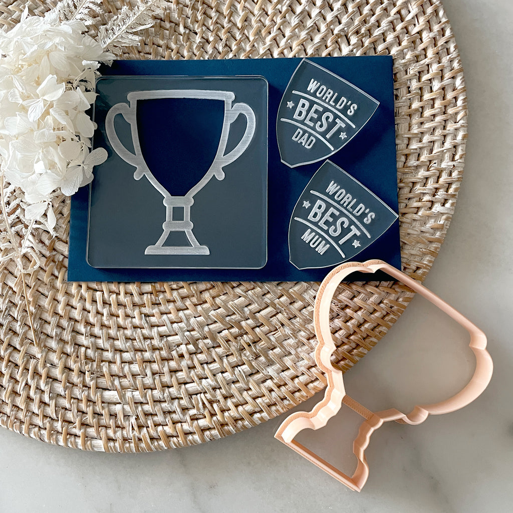 Trophy Cutter & Changeable Debosser Set (Little Biskut Level Up ...