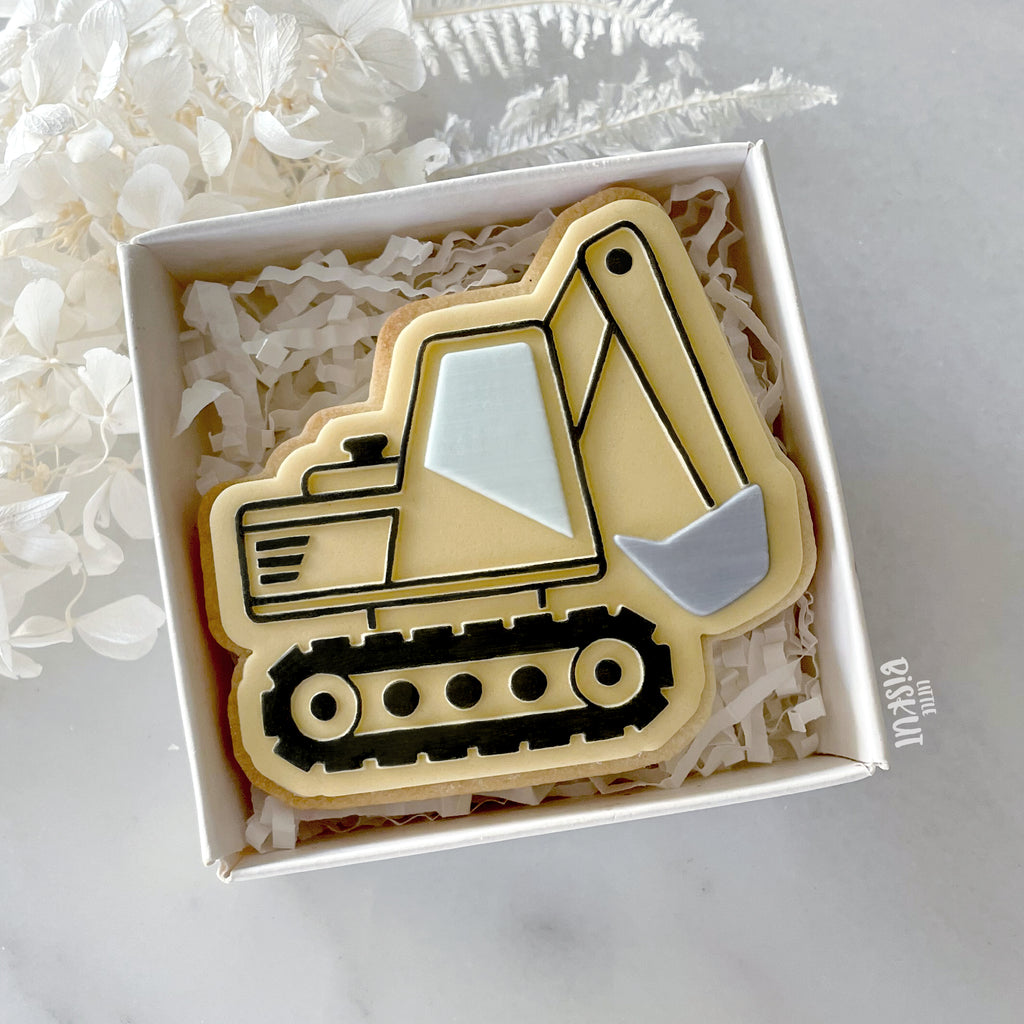 Digger Debosser Set (Little Biskut) | Custom Cookie Cutters