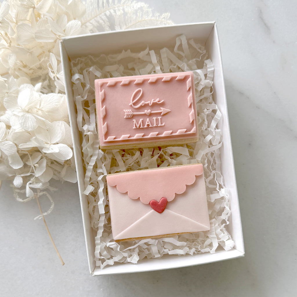 Mini Love Letter Set (Little Biskut) | Custom Cookie Cutters
