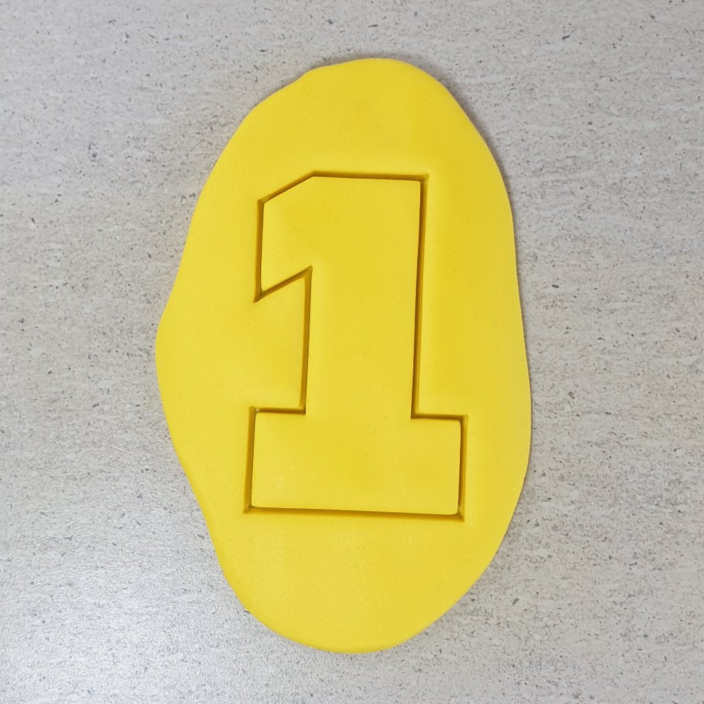 Wide Number Cutters | Custom Cookie Cutters