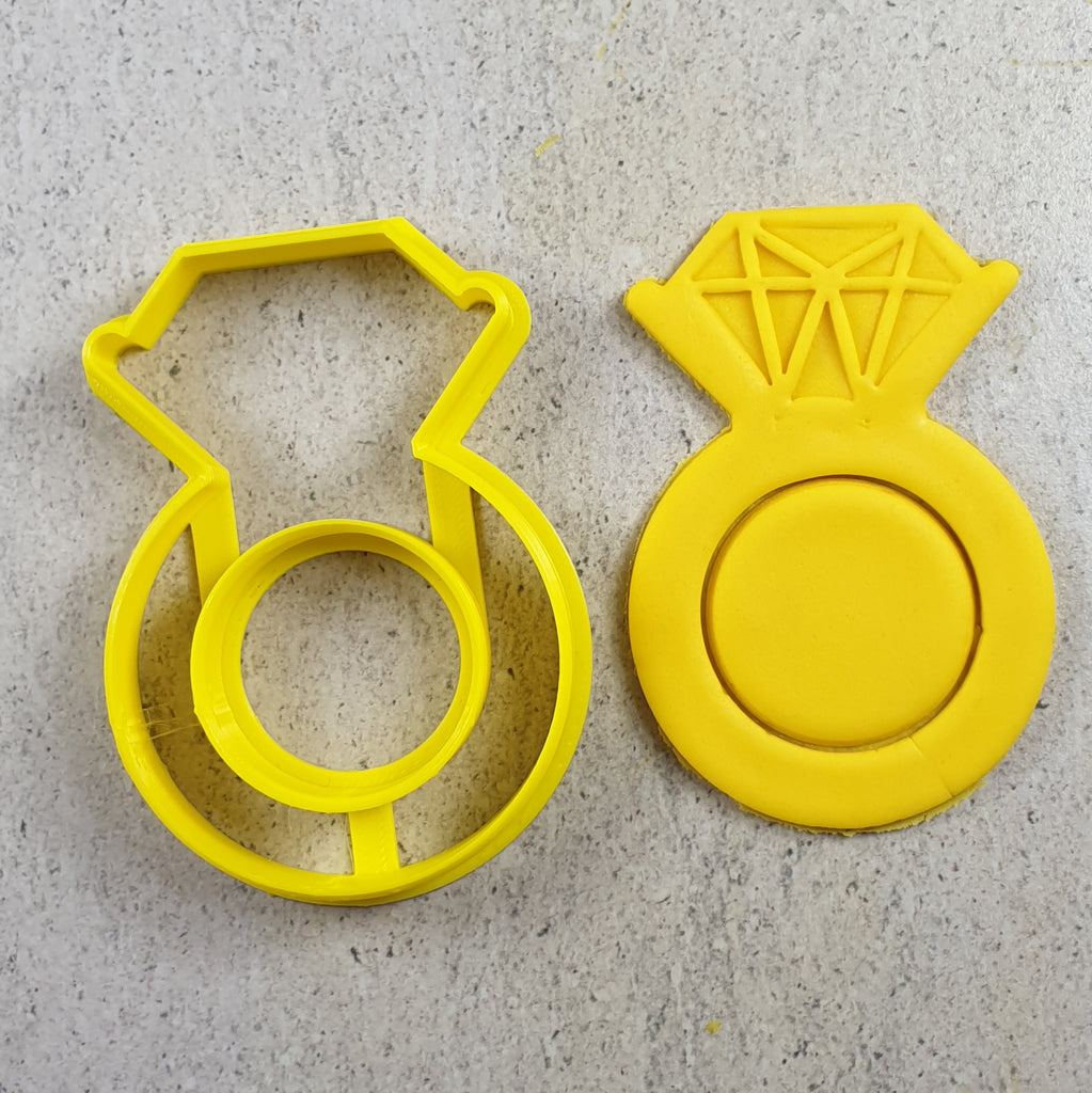 Diamond Ring Cutter | Custom Cookie Cutters