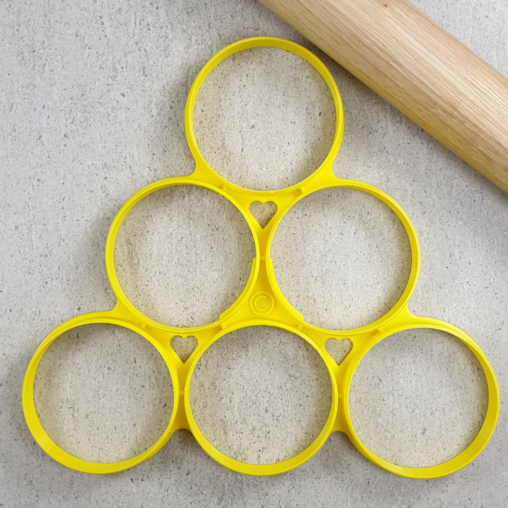 Round Circle Multi Cutter | Custom Cookie Cutters