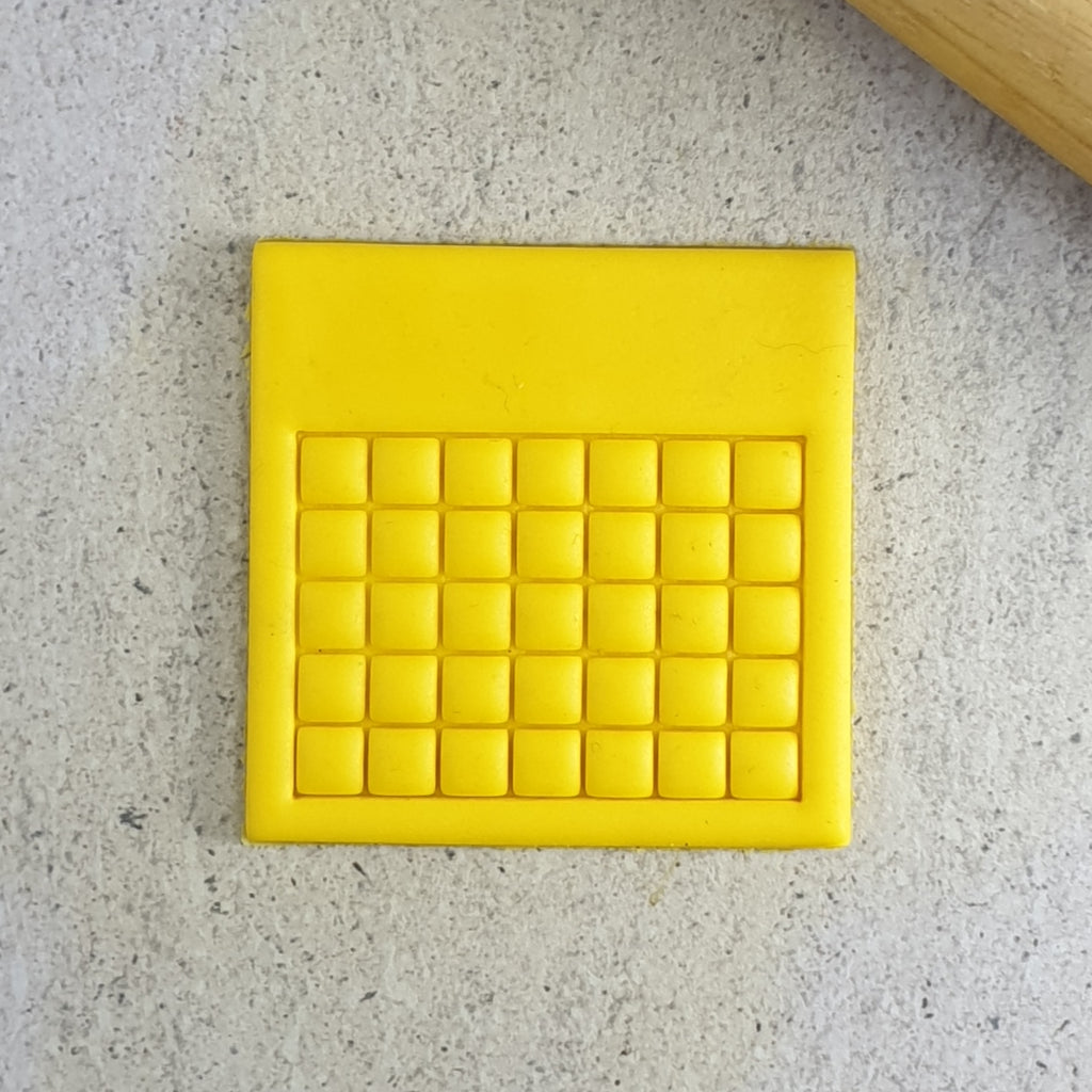 Calendar Grid Embosser & Cutter Set | Custom Cookie Cutters
