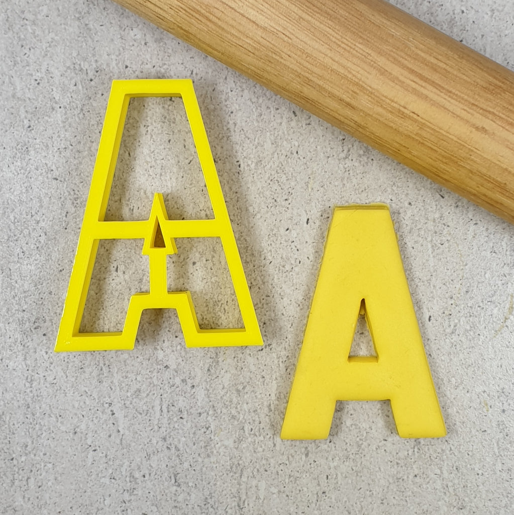 Full Set Thin Letter Cutters | Custom Cookie Cutters