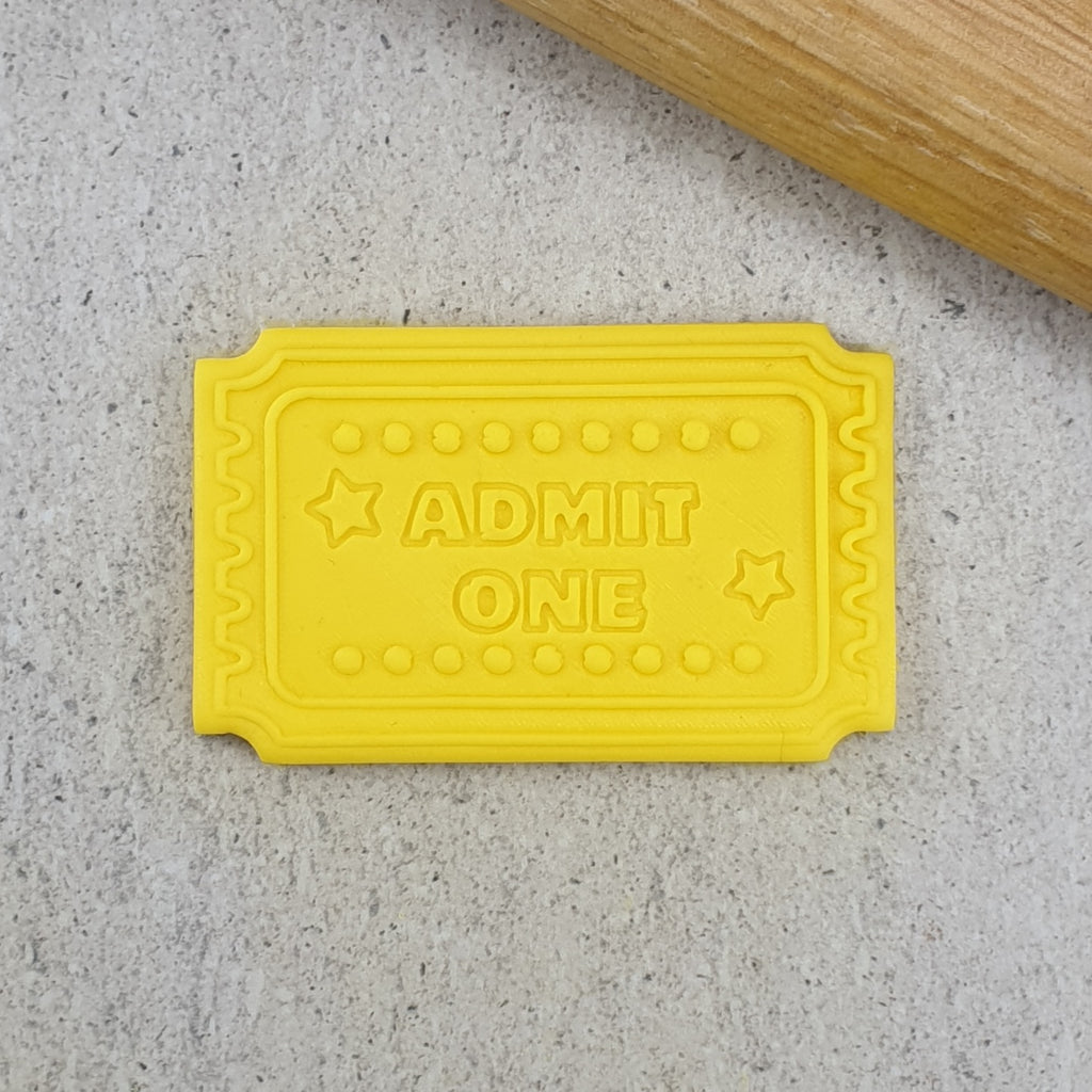 Movie Ticket Embosser & Cutter Set | Custom Cookie Cutters