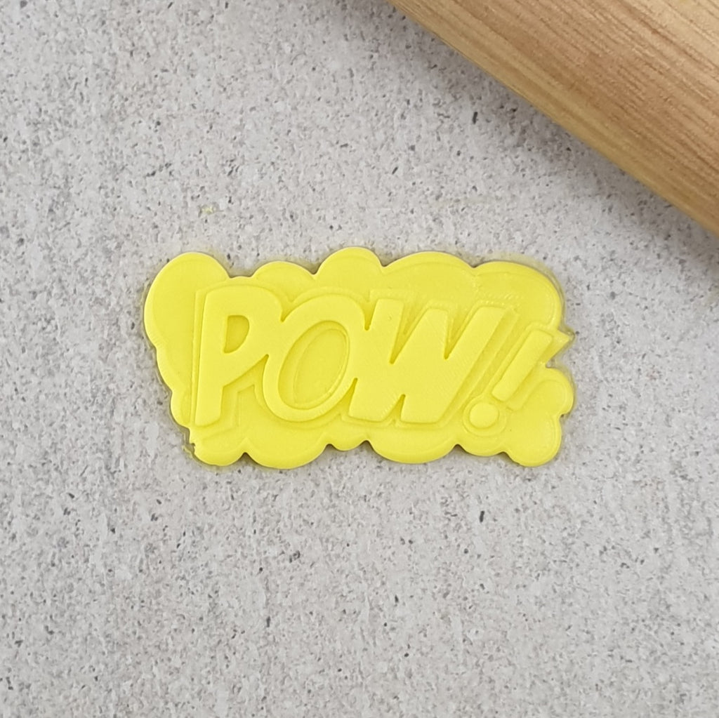 POW! Cutter & Embosser Set | Custom Cookie Cutters