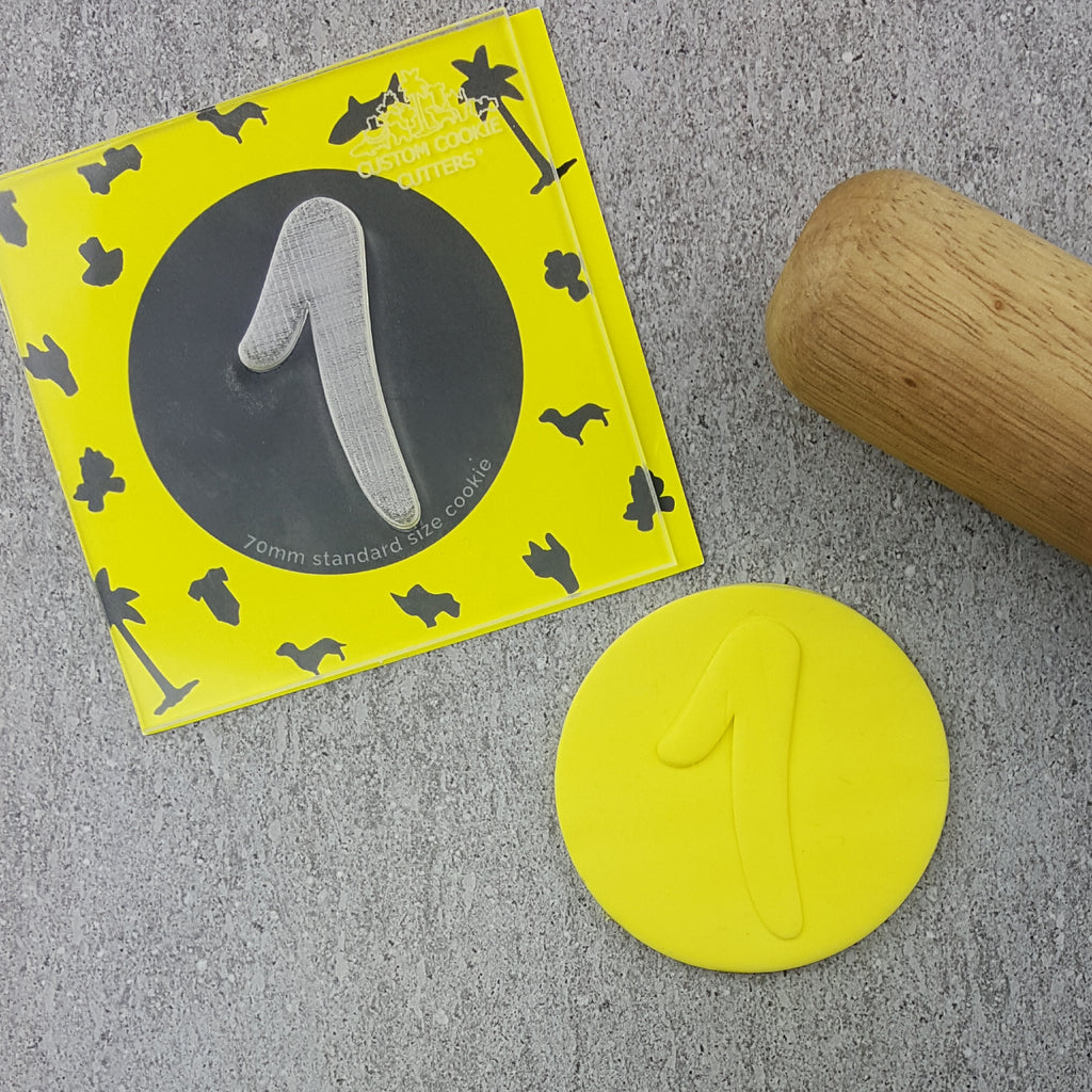 Numbers Flow Debosser | Custom Cookie Cutters