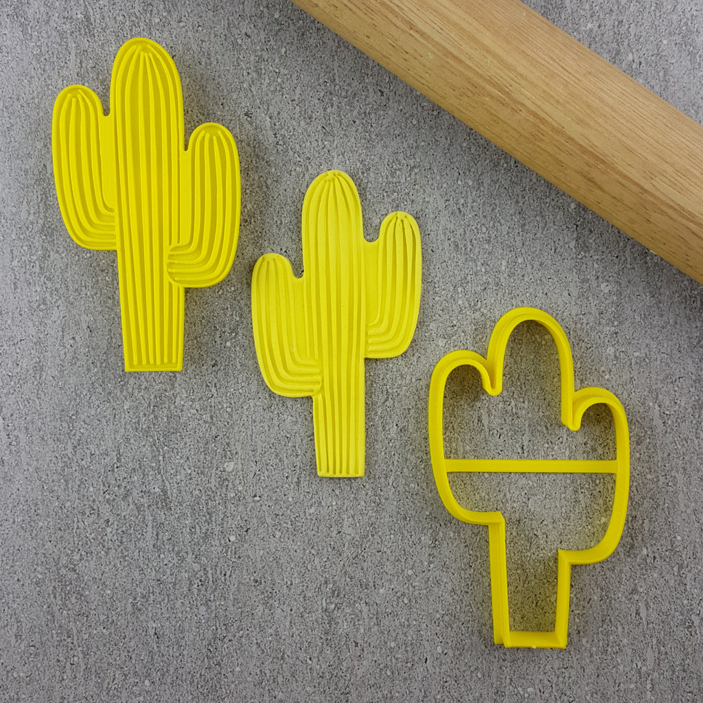 Cactus Embosser & Cutter Set | Custom Cookie Cutters