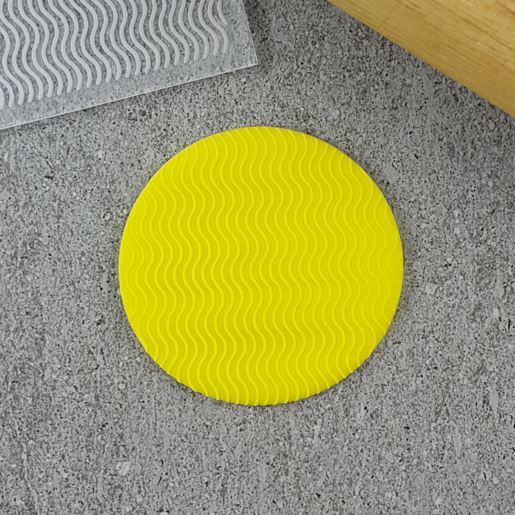 Ripple Pattern Plate | Custom Cookie Cutters