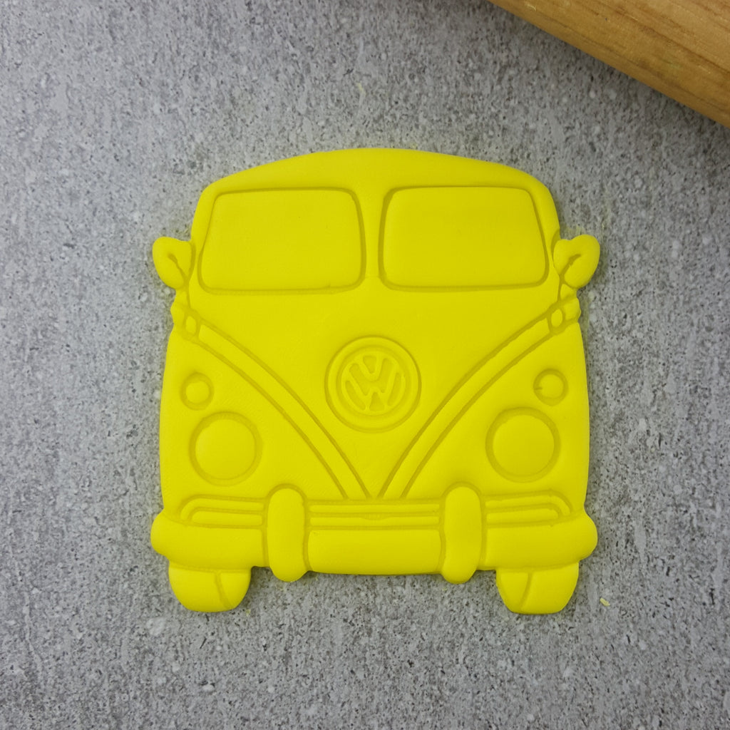 Kombi Van Cutter and Embosser Set | Custom Cookie Cutters