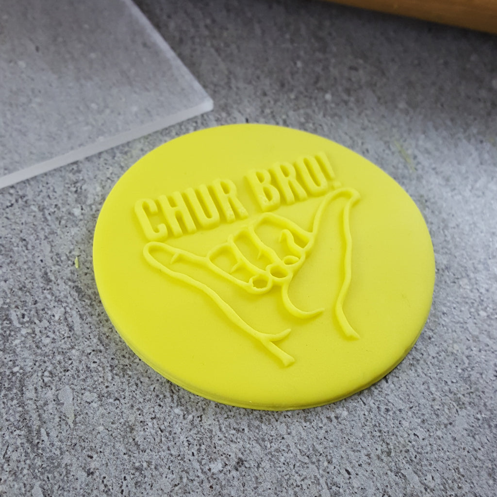 Chur Bro Debosser | Custom Cookie Cutters