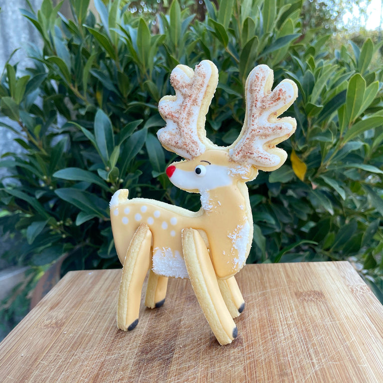 Reindeer 3D Standing Cookie Cutter | Custom Cookie Cutters