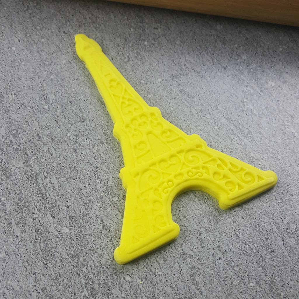 Eiffel Tower Cutter and Debosser Set | Custom Cookie Cutters