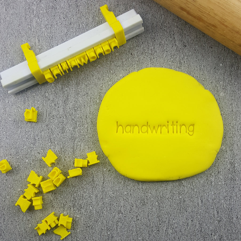 Handwriting Letter Stamps | Custom Cookie Cutters
