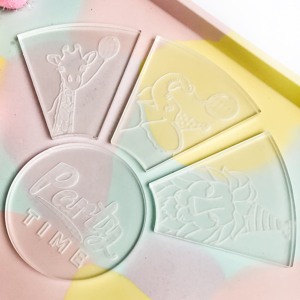 Jungle Party Platter Cutter & Debosser Set (Bikkie Smalls) | Custom ...