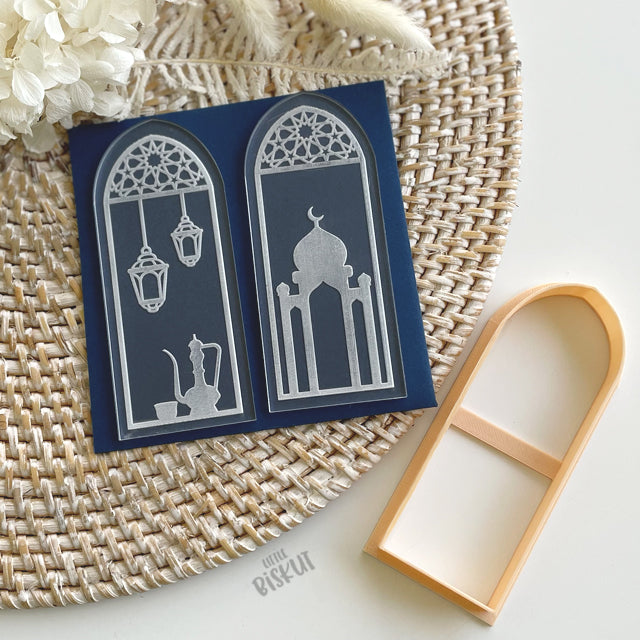 Eid Mosque and Iftar Window Cutter & Debosser Set (Little Biskut Level ...