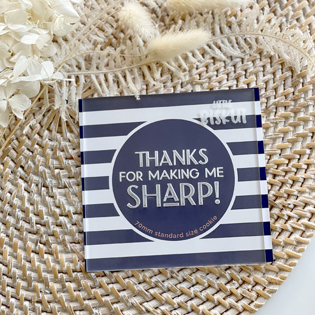 Thanks for Making Me Sharp Debosser (Little Biskut Level Up!) | Custom ...