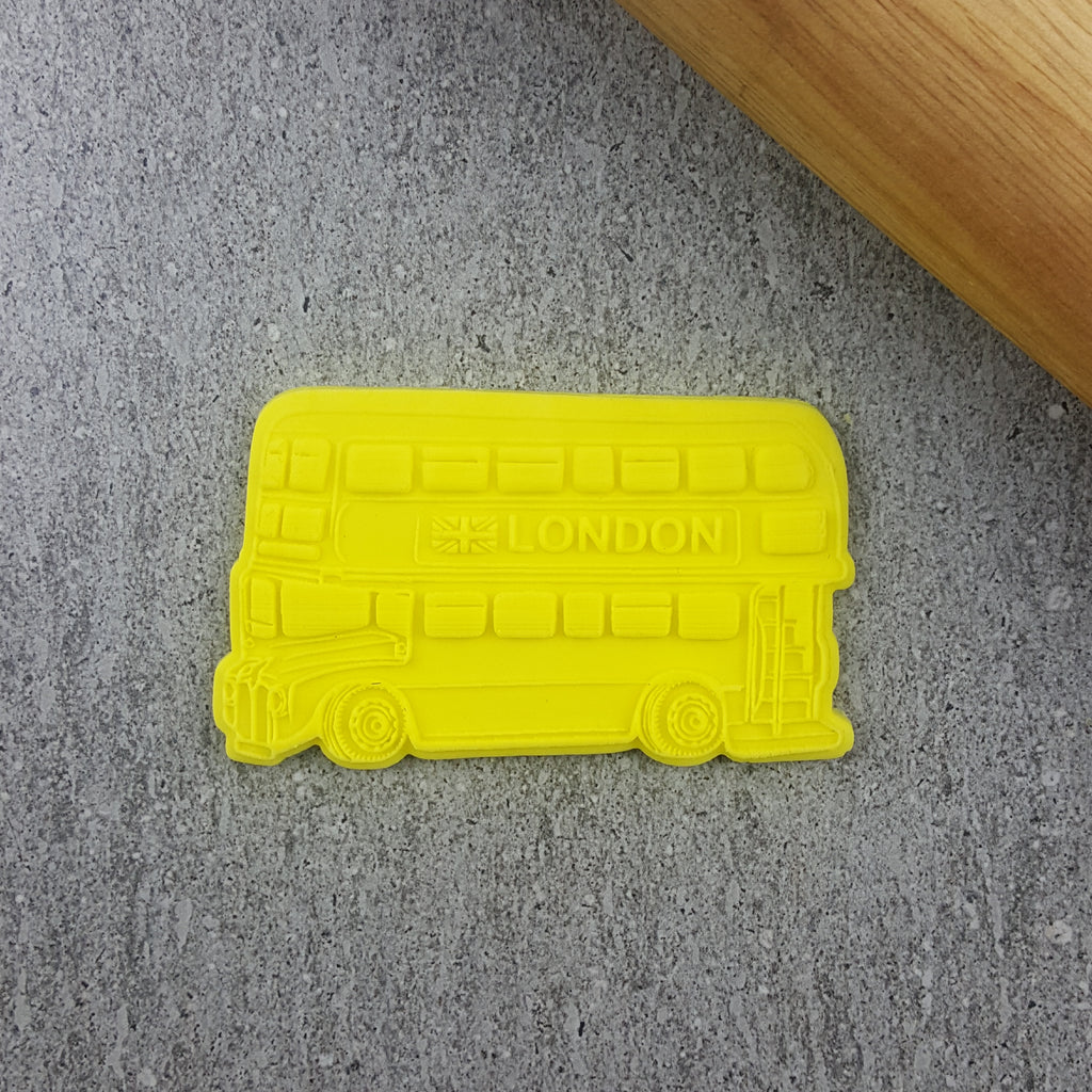 London Bus Cutter and Debosser Set | Custom Cookie Cutters