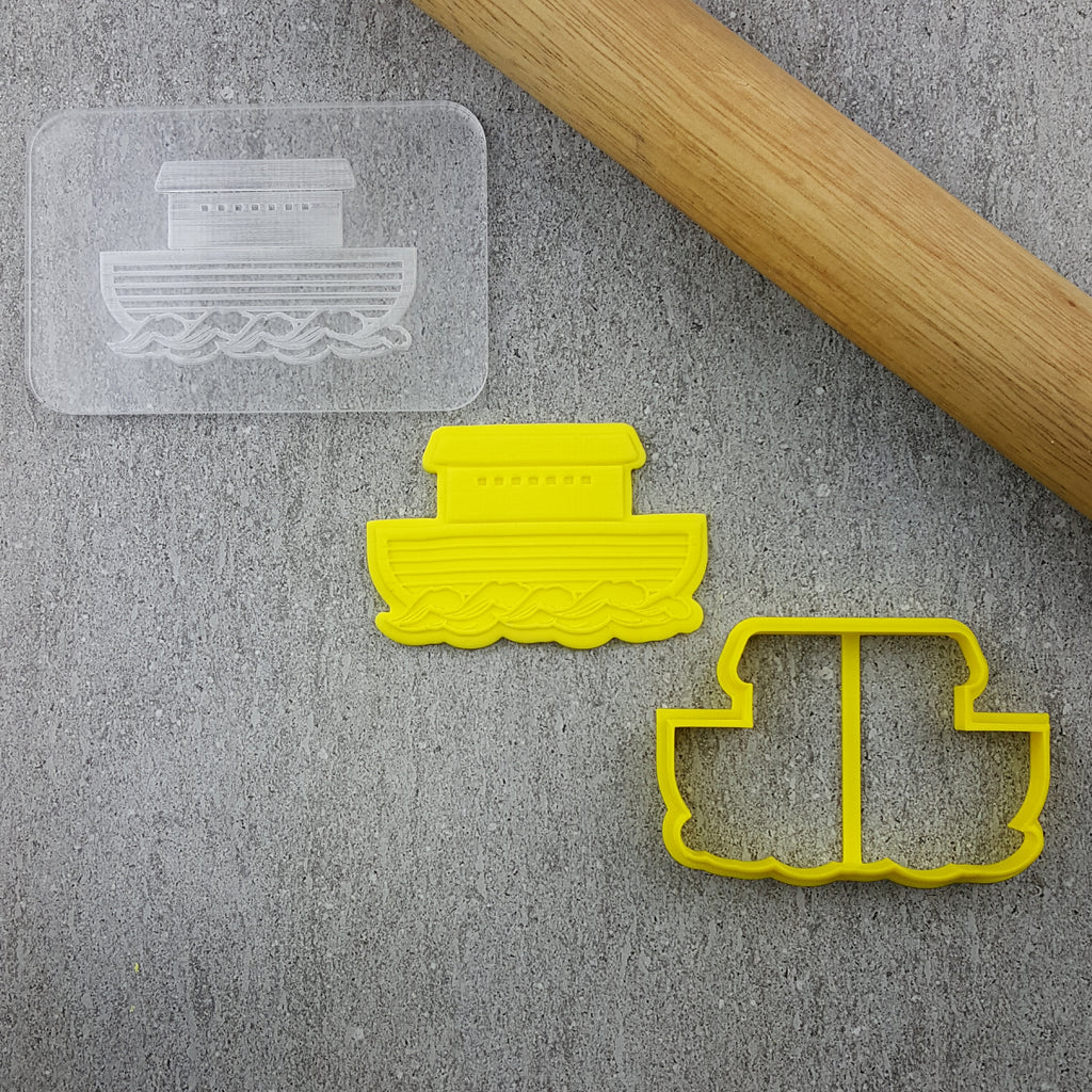 Noah's Ark Cutter and Debosser Set | Custom Cookie Cutters