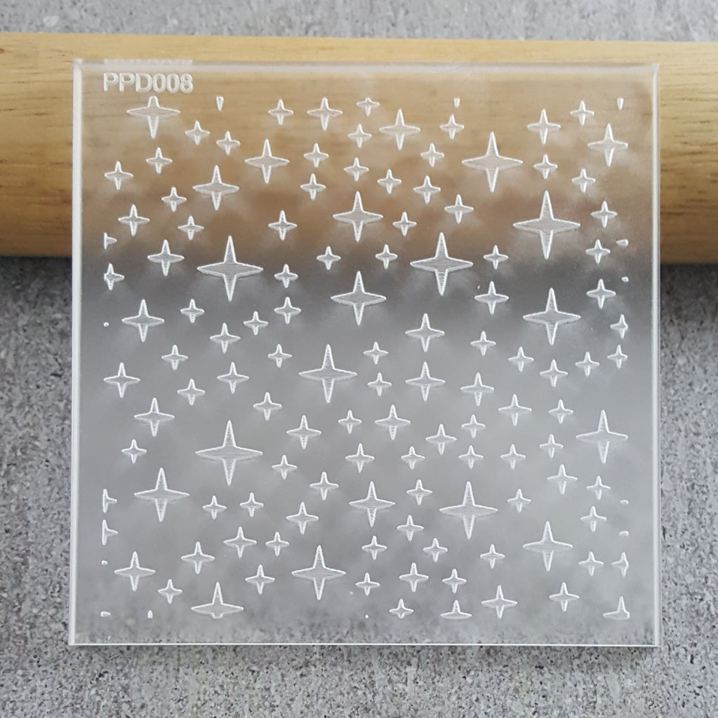 Stary Night Pattern Plate | Custom Cookie Cutters
