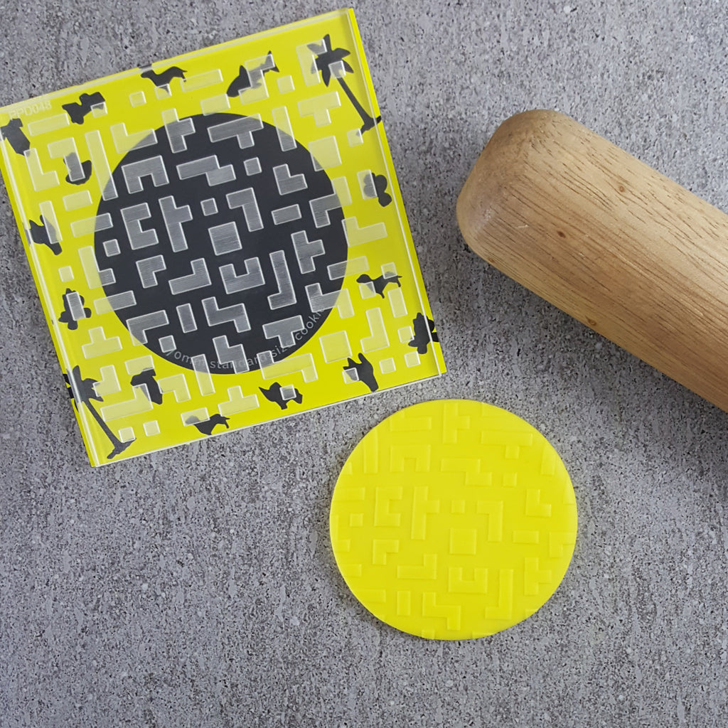 Tetris Pattern Plate | Custom Cookie Cutters