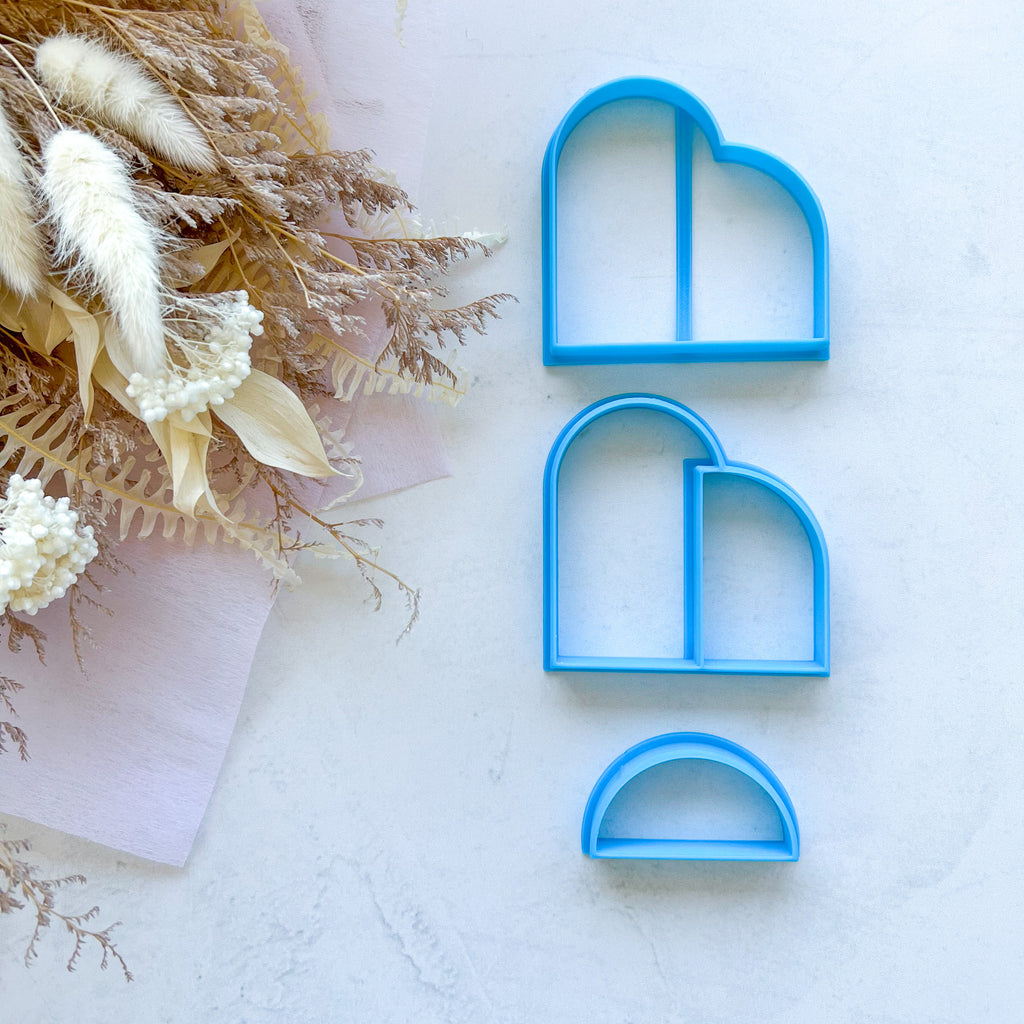 Paris Inspired Petite Cutter Set (Cake Sera Sera) | Custom Cookie Cutters